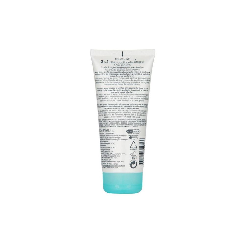 Desmaquillante Purete Thermal 3 en 1 Vichy x 200 ml - saludglobal