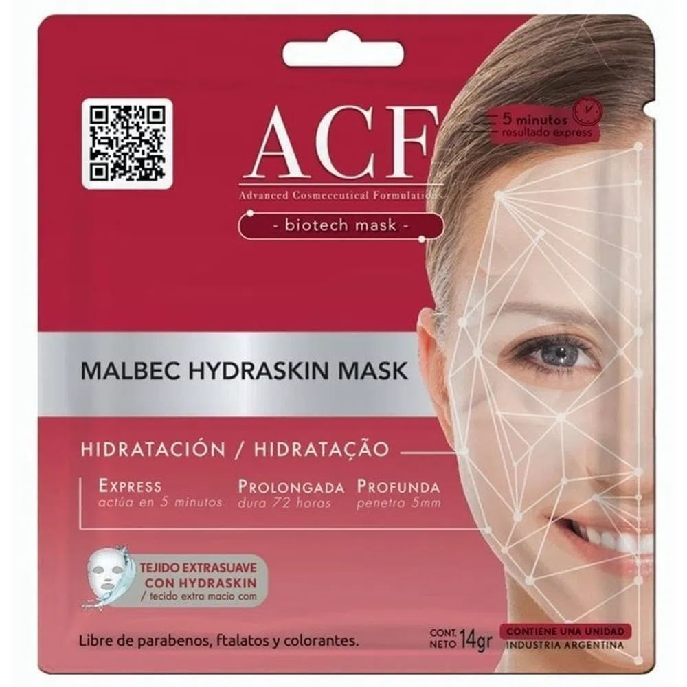 Mascara Facial Hidratante Malbec Hidraskin ACF | Salud Global - saludglobal