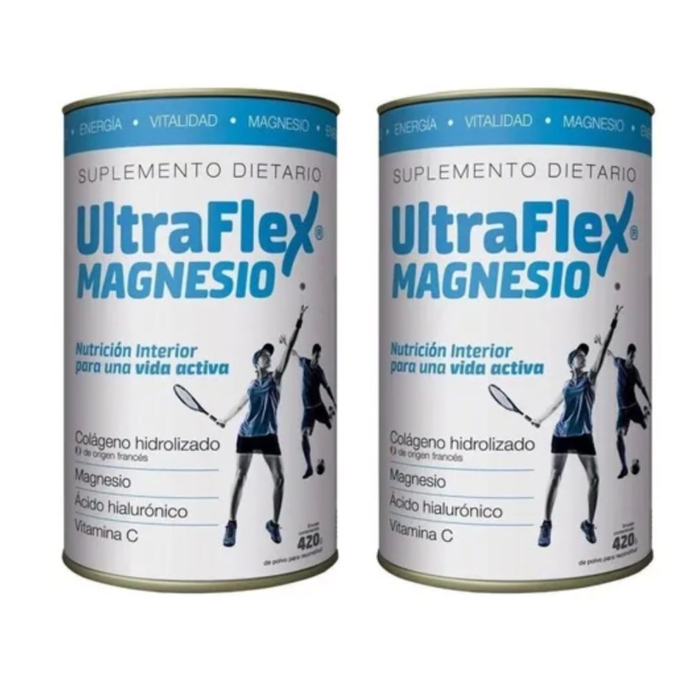 Suplemento Dietario Magnesio Ultraflex 420gr x 2 Uds| Salud Global ...