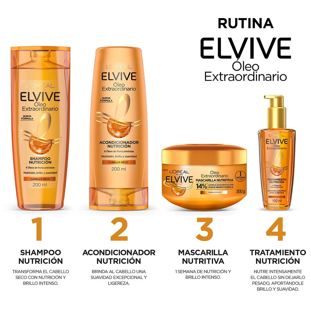 Oleo Capilar Oleo Extraordinario Elvive 100ml | Salud Global - saludglobal